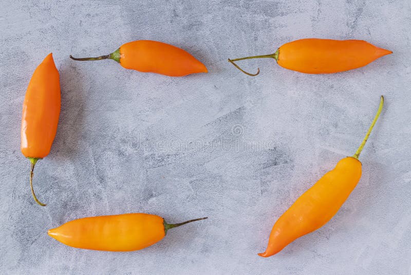 Peruvian Yellow Pepper. Yellow Pepper Used in Peruvian Kitchen Stock ...