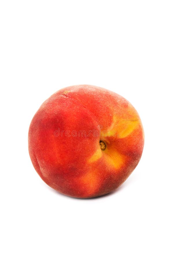 Perzik stock afbeelding. Image of kleur, opbrengst, eten - 15329105