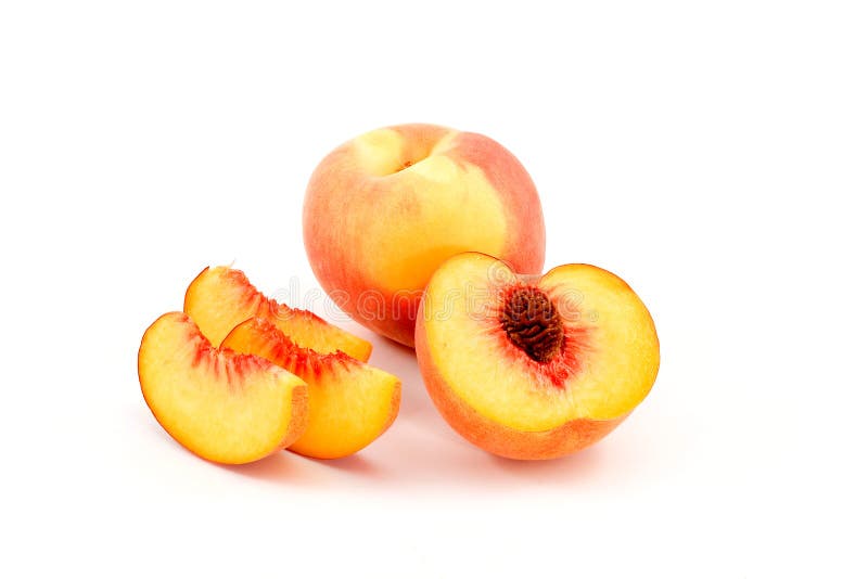 Perzik stock afbeelding. Image of gezond, vrucht, voedsel - 3536429