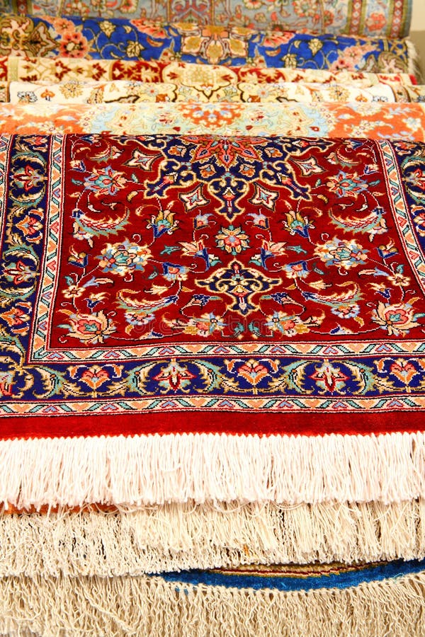 Perzische tapijten stock foto. Image of geverft, kleurrijk - 3847376
