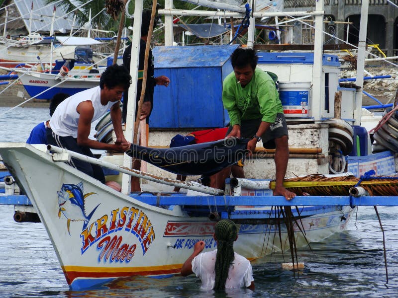 Pesca Artisanal De Atum De Atum Amarelo Em Philippines#5 Imagem de ...