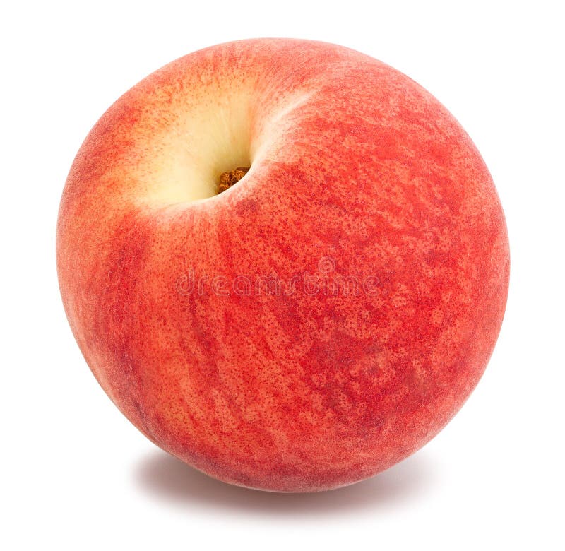 Pesca bianca immagine stock. Immagine di closeup, rosso - 123566657