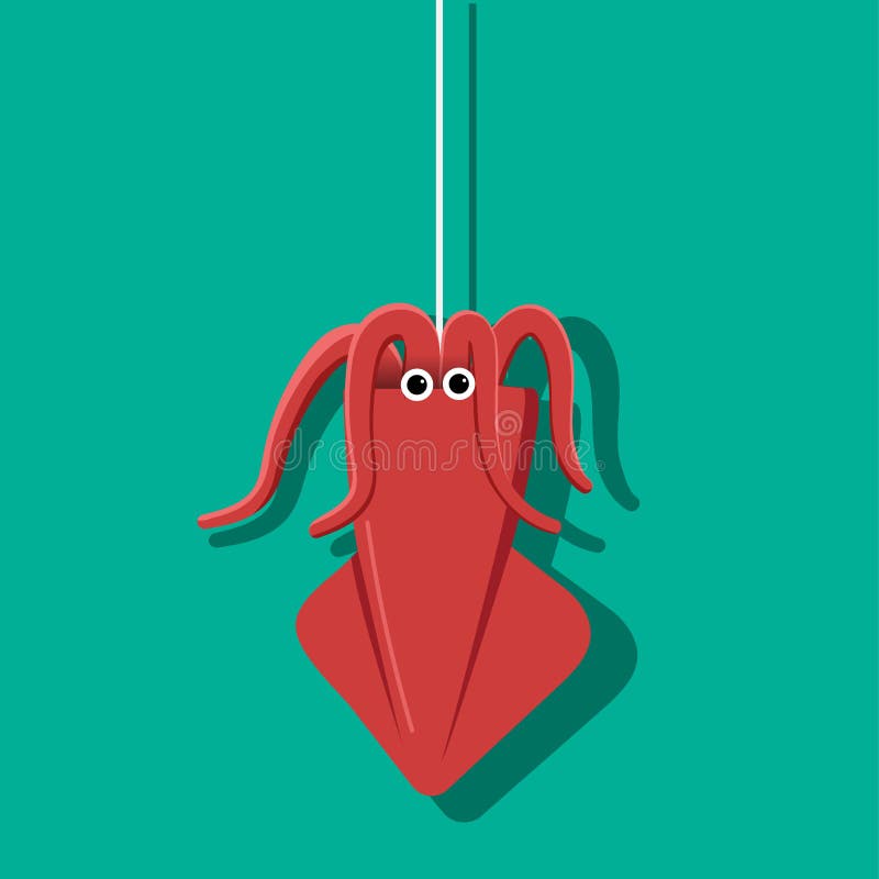 Calamar, Pulpo Y Jibias En El Plano, Vector Ilustración del Vector ...