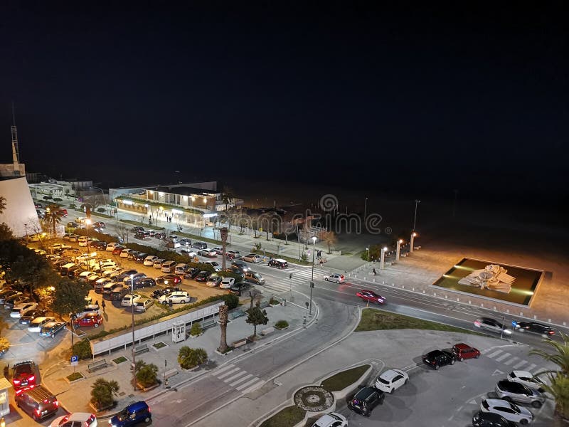 Pescara from above stock photo. Image of urbanscene - 140407684