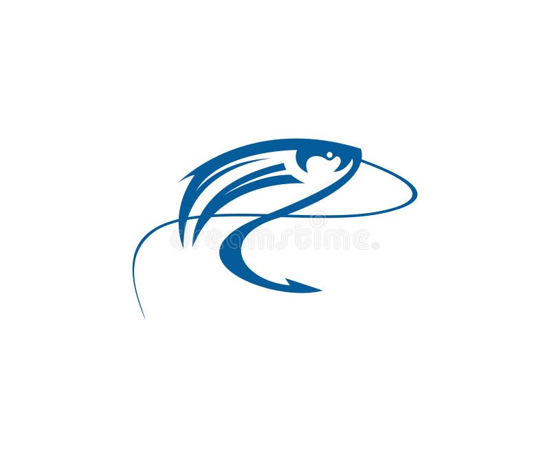 Modello logo pesce illustrazione vettoriale. Illustrazione di marchio ...