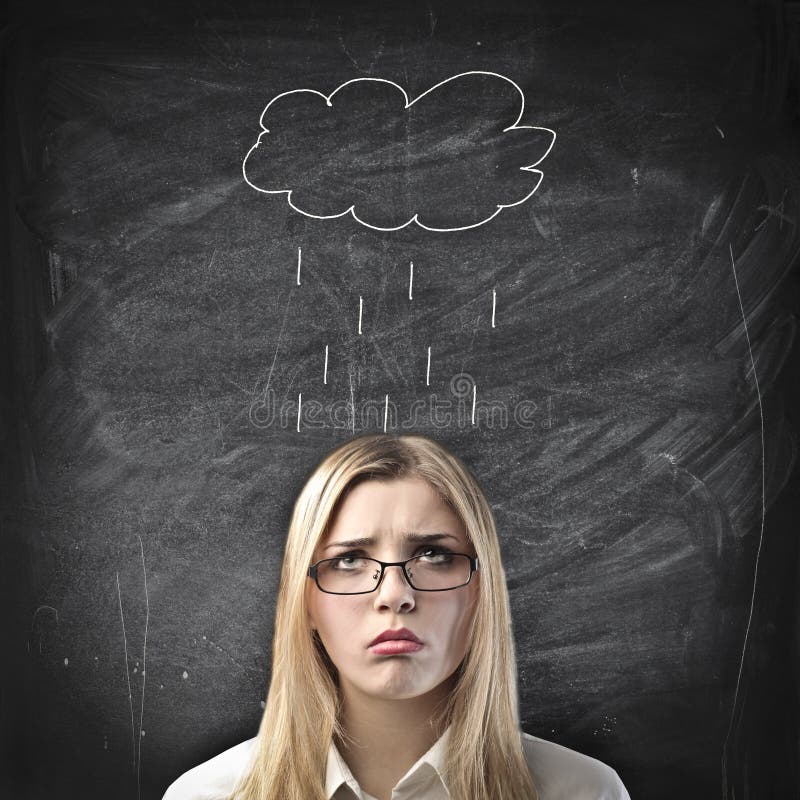 Pessimismo foto de stock. Imagem de profissional, estudante - 24063614