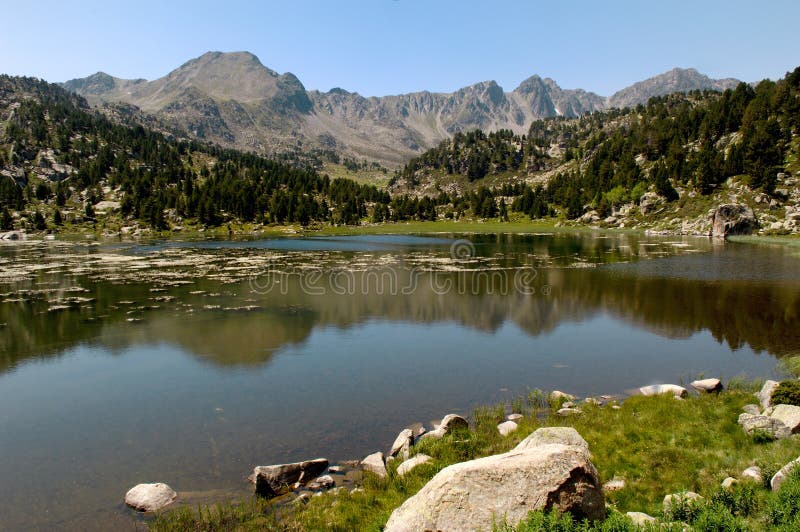 Pessons, Lake, Andorra stock photo. Image of andorra - 93529364