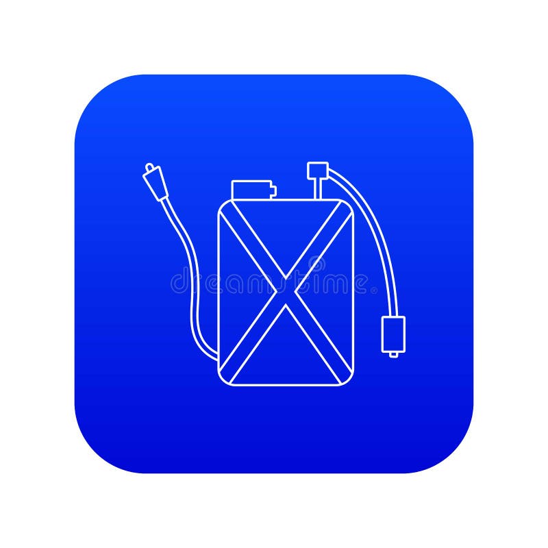 Pest Control Icon Blue Vector Stock Vector - Illustration of mole ...