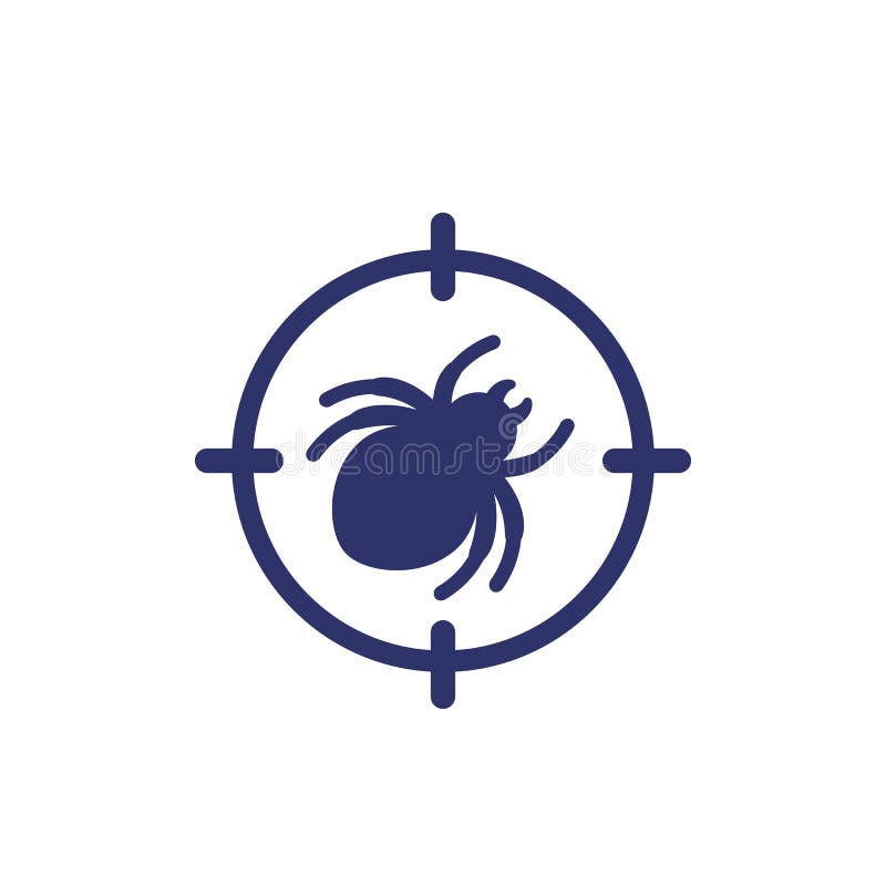 Pest Control Icon with a Borer Bug Stock Vector - Illustration of ...