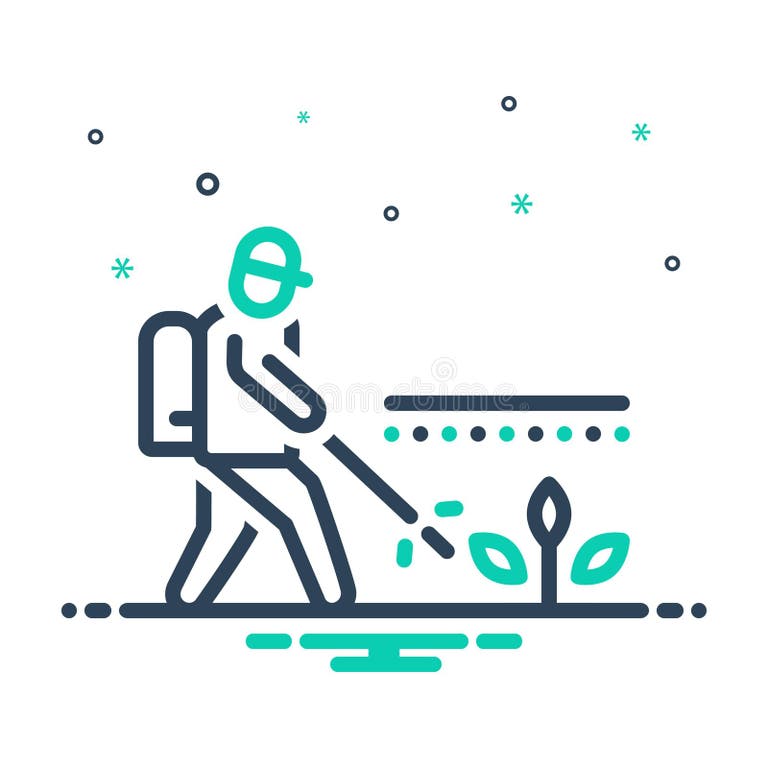 Mix Icon for Pest Control, Crop and Spray Stock Vector - Illustration ...