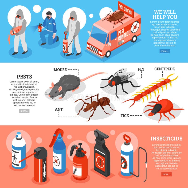Pest Control Set stock vector. Illustration of network - 63160297