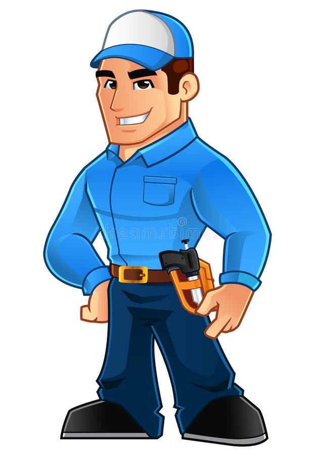 Pest Control Mascot stock vector. Illustration of icon - 65770997