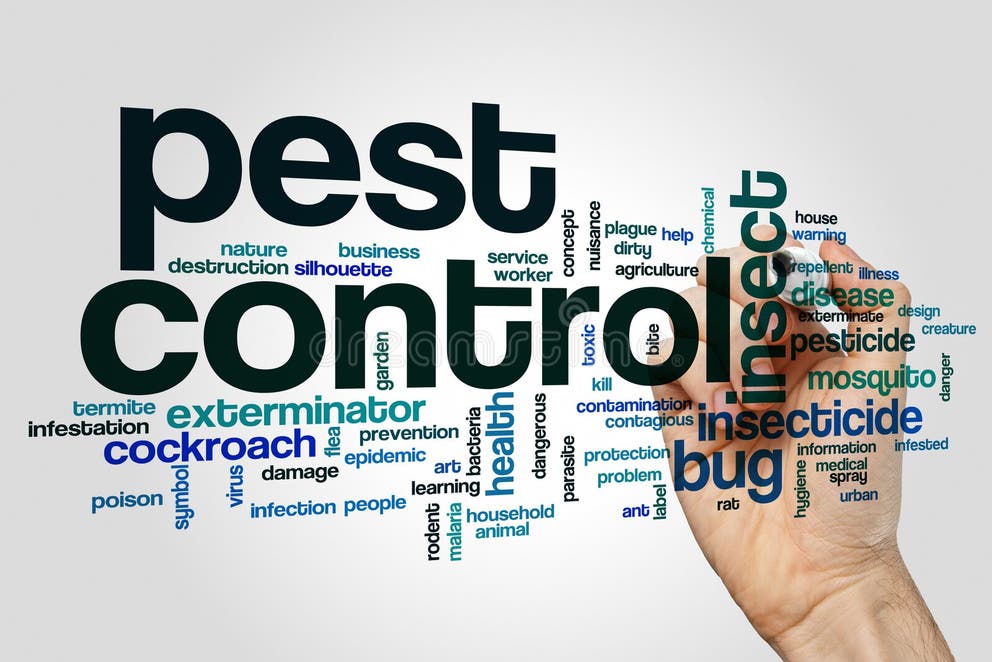 Pest control word cloud stock photo. Image of disease - 88380894