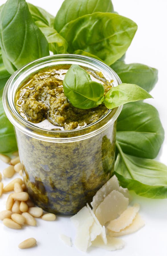 Pesto Genovese stock photo. Image of genovese, pasta - 162895562