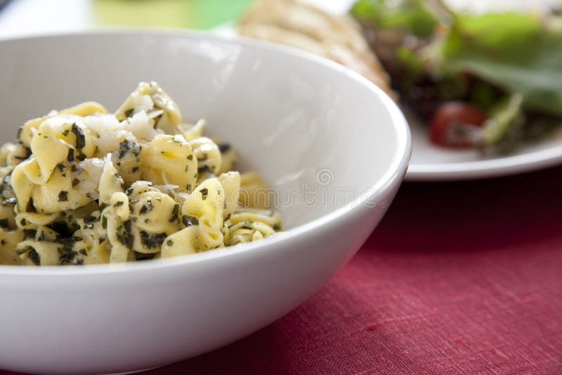 Pesto Perline Pasta stock photo. Image of parmesan, healthy - 15177416