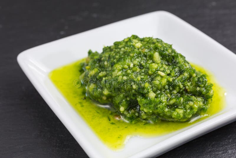 Ramsons pesto stock photo. Image of pine, green, olive - 144838846