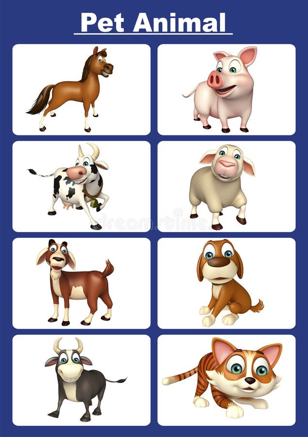 Pet animal chart stock illustration. Illustration of nature - 70009754