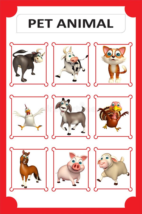 Pet animal chart stock illustration. Illustration of smile - 70011205