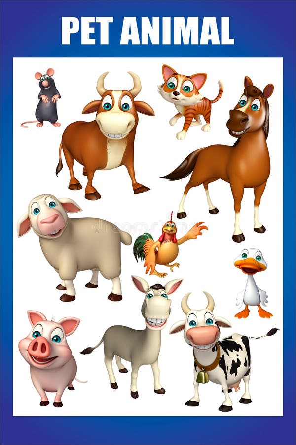 Pet animal chart stock illustration. Illustration of poster - 70014505