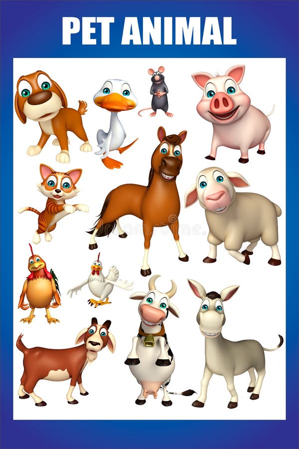 Pet animal chart stock illustration. Illustration of school - 70014950