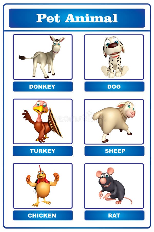 Pet animal chart stock illustration. Illustration of nature - 70016861