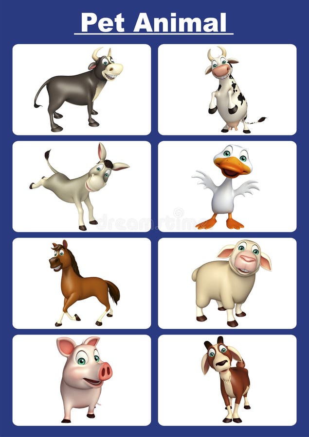 Pet animal chart stock illustration. Illustration of school - 70062258