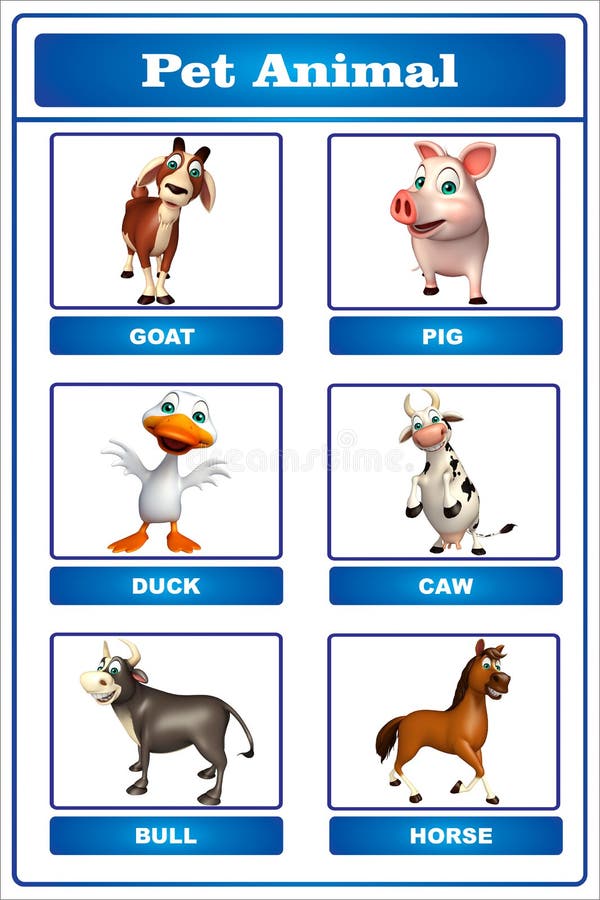 Pet animal chart stock illustration. Illustration of agriculture - 70063383