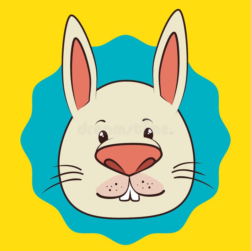 Funny cartoon face stock vector. Illustration of people - 60995992