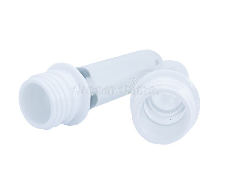 PET Bottle Preform on White Background. Stock Photo - Image of ...