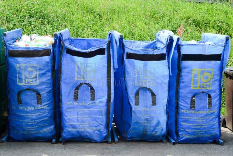 Pet bottles container stock photo. Image of welfare, discarded - 53958578