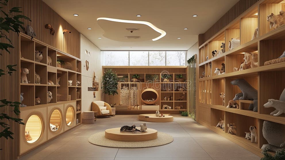 Pet Cafe with a Modern Design, Featuring a Selection of Animals To ...