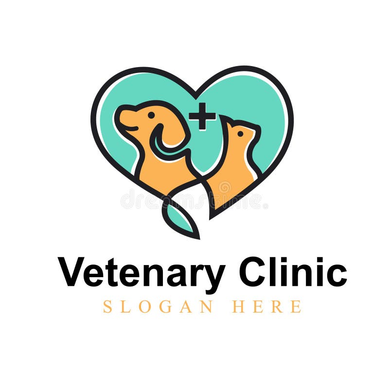 Pet Care Logo Design. Animal Care Logo Design Stock Illustration ...