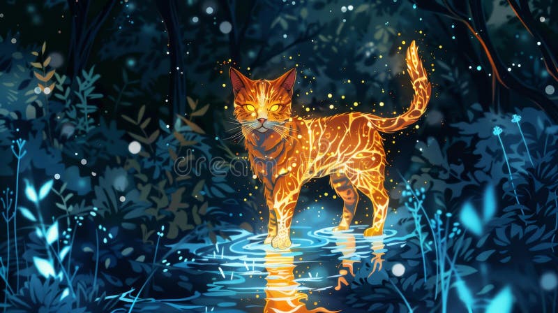 A Pet Cat Transforms into a Mythical Being, Gaining Magical Powers, Ai ...