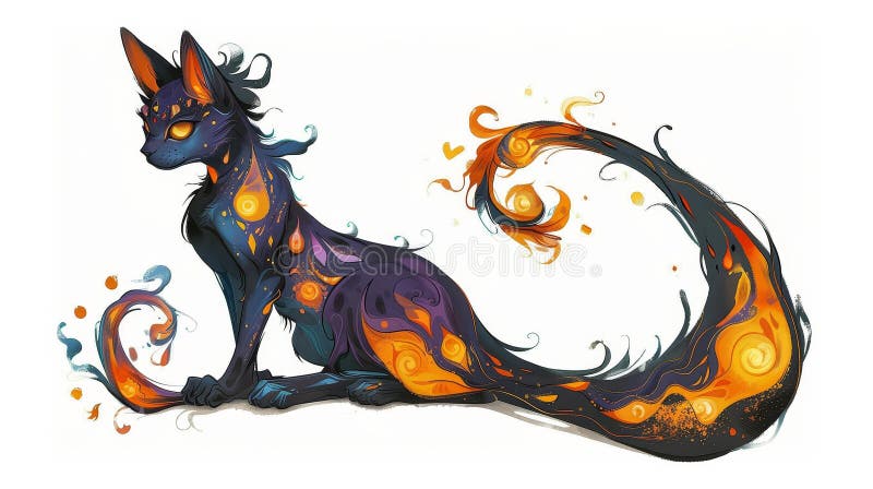 A Pet Cat Transforms into a Mythical Being, Gaining Magical Powers, Ai ...