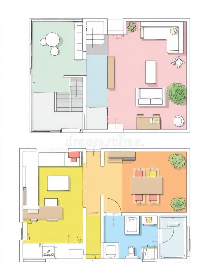 Pet and Child Safe Household Guide Featuring a Clear Floor Plan and ...