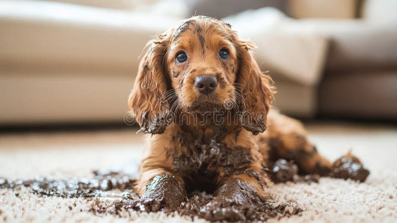 Pet Clean-up, Stain Removal, Odor Control, Deep Cleaning. Stock Image ...