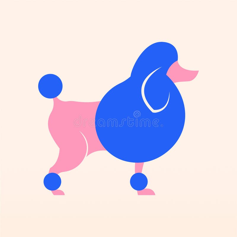 Pet Dog Logo Design Template Stock Vector - Illustration of simple ...