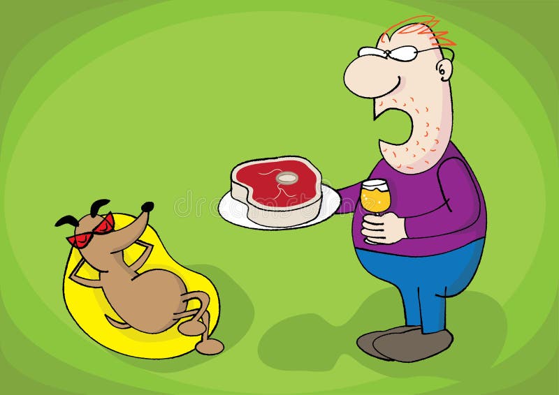 Pet Dog Lover Master Owner Relationship Stock Vector - Illustration of ...