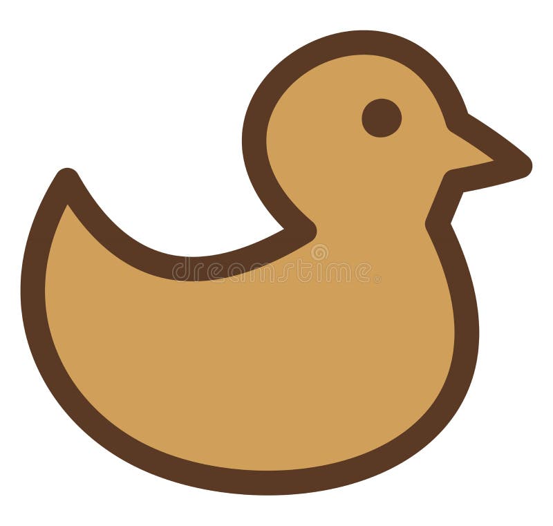 Pet duck, icon stock vector. Illustration of quack, vector - 258929490