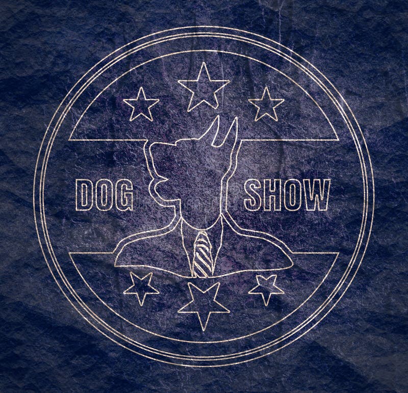 Pet emblem design. stock illustration. Illustration of comic - 151881967