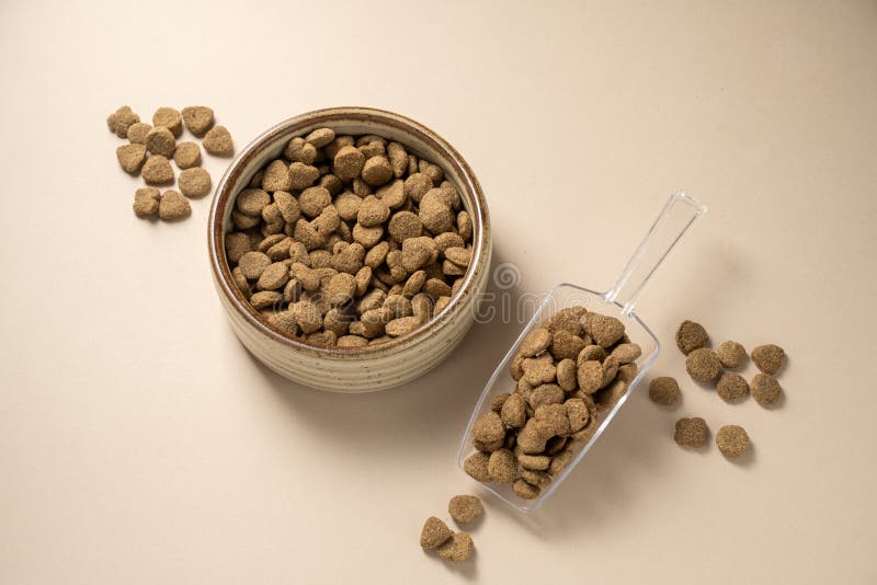 Pet food. Dry cat food stock image. Image of closeup - 362561599