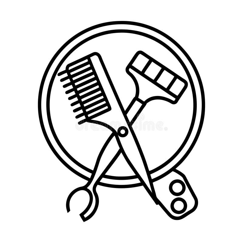 Pet Grooming Icon Logo Vector Design Illustration Template Stock Vector ...