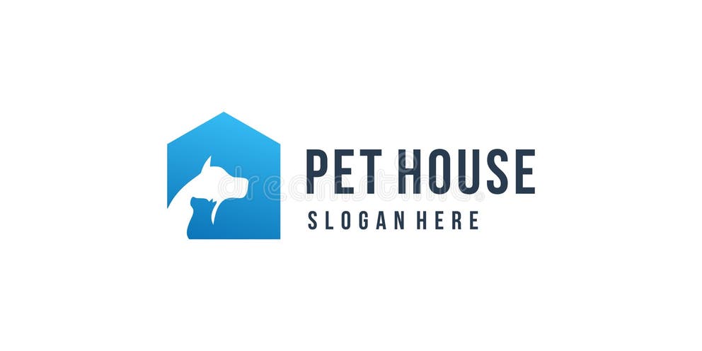 Pet Icon Logo Design with Creative Element Concept Premium Vector Idea ...