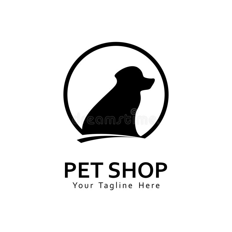 Pet Shop Logo Design Template Stock Vector - Illustration of design ...