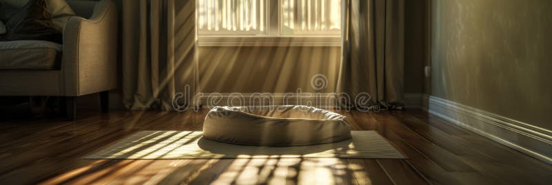 Pet Loss: an Empty Pet Bed or Leash, Symbolizing the Grief of Losing a ...