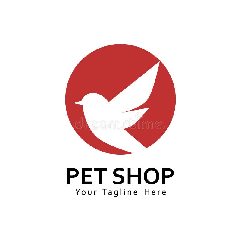 Cute Pet Shop Logo Design stock vector. Illustration of line - 326154897