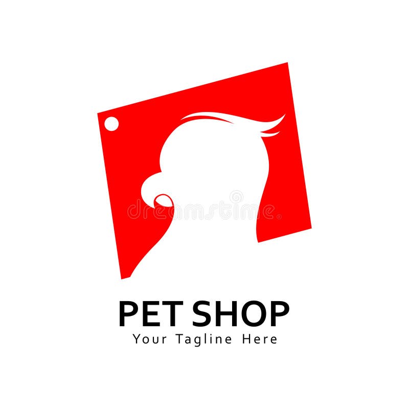 Cute Pet Shop Logo Design stock vector. Illustration of organ - 326154904