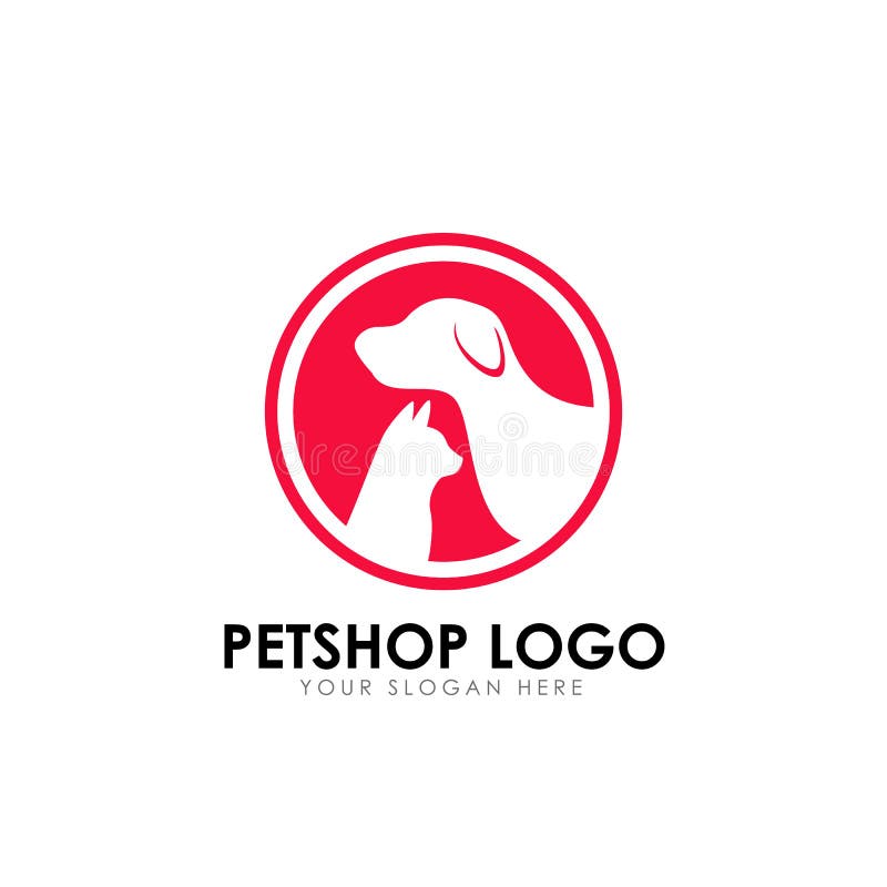 Pet Shop Logo Design Template. Pet Home Logo Design Vector Icon Stock ...