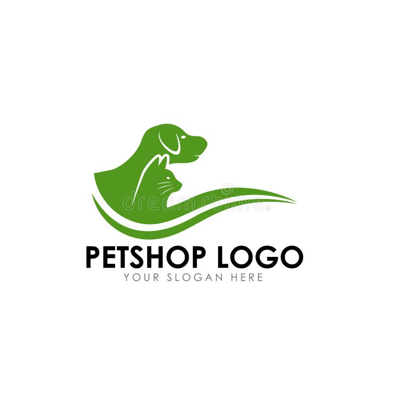 Pet Shop Logo Design Template. Pet Home Logo Design Vector Icon Stock ...