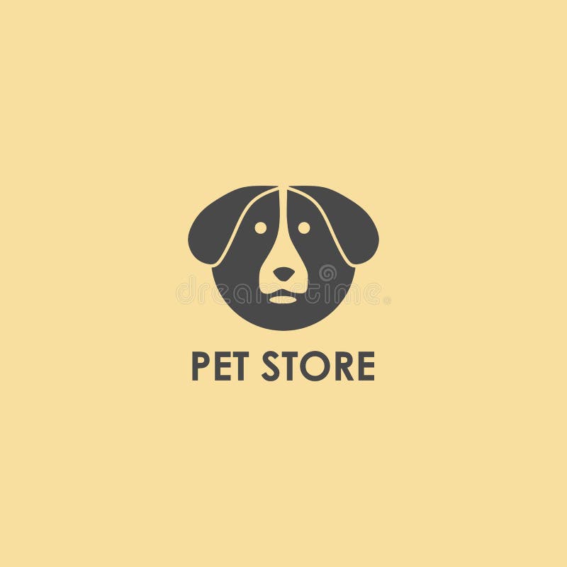 Pet store logo design stock illustration. Illustration of care - 166728717